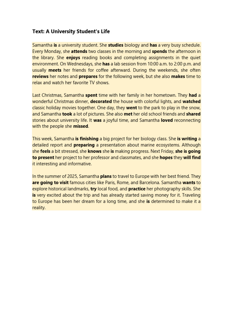 Practice Exercise Present, Past and Future Tense | PDF