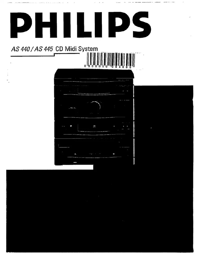 Manual Philips AS 440 CD (18 sider) | PDF