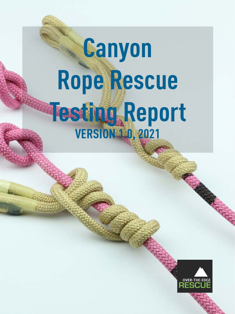 Canyon Rope Rescue Insights | PDF | Knot | Stress (Mechanics)