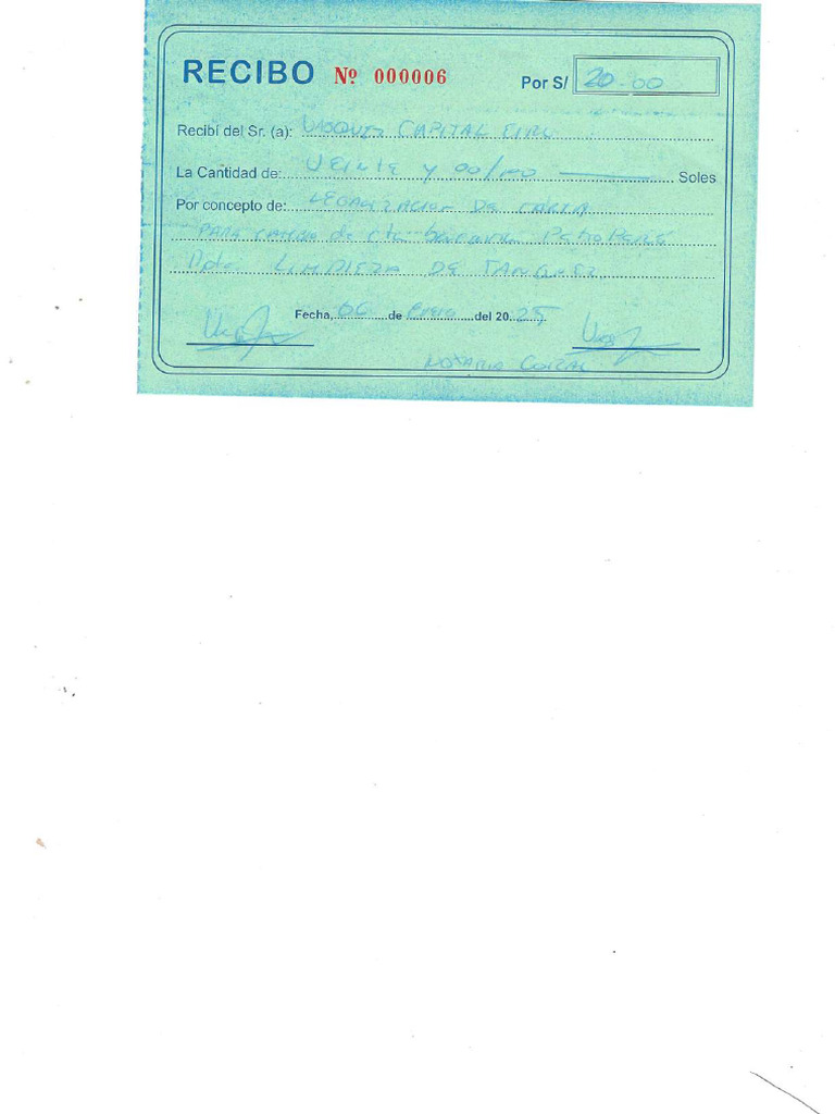 RECIBO CAJA CHICA - Compressed | PDF