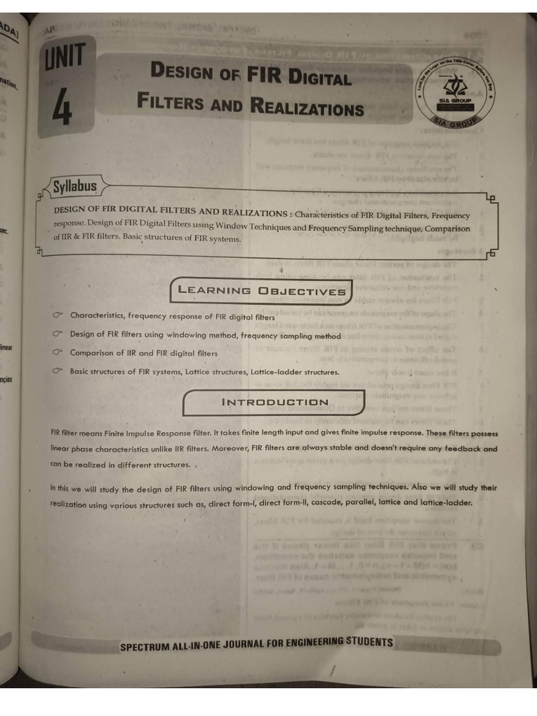 DSP Allinone Unit4 | PDF