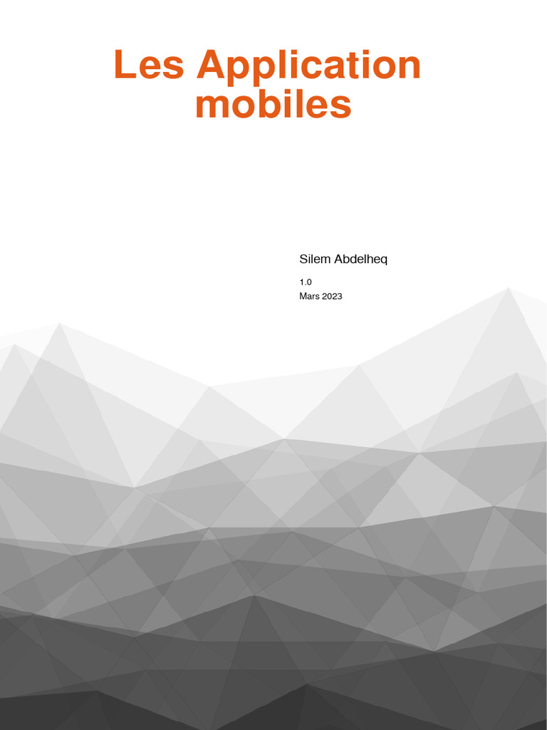 Chapitre 3 | PDF | Android (Système d'exploitation) | Langage de balisage