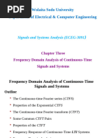 Continuous-Time Fourier Transform (CTFT) | PDF | Fourier Transform | Electronics