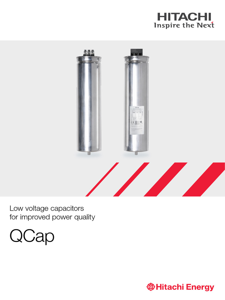 Hitachi Energy QCap LV Capacitor | PDF | Ac Power | Electromagnetism