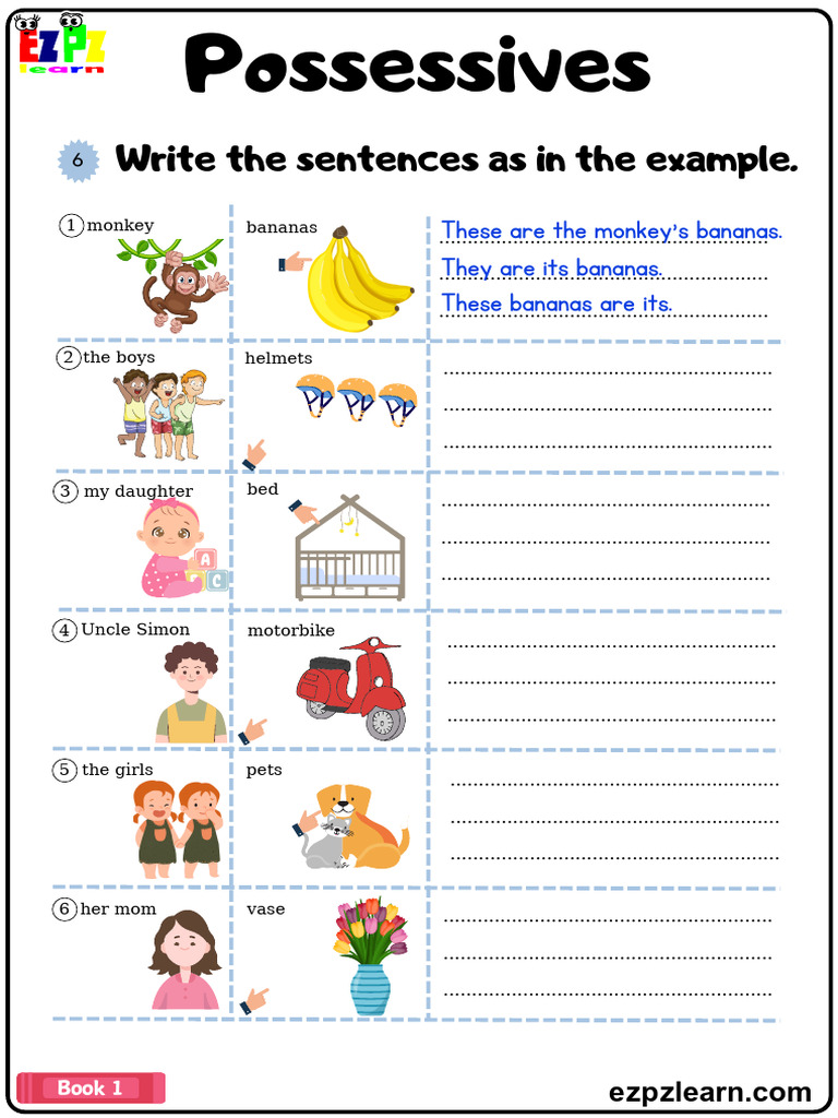 Understanding Possessives for Kids | PDF