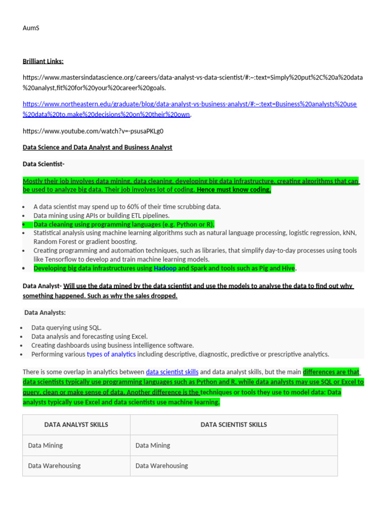 OPS_Data Science | PDF | Data Analysis | Data