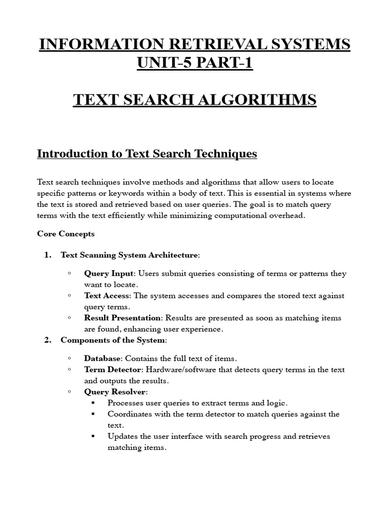 IRS Unit 5 by by Krishna | PDF | Information Retrieval | Computer Science