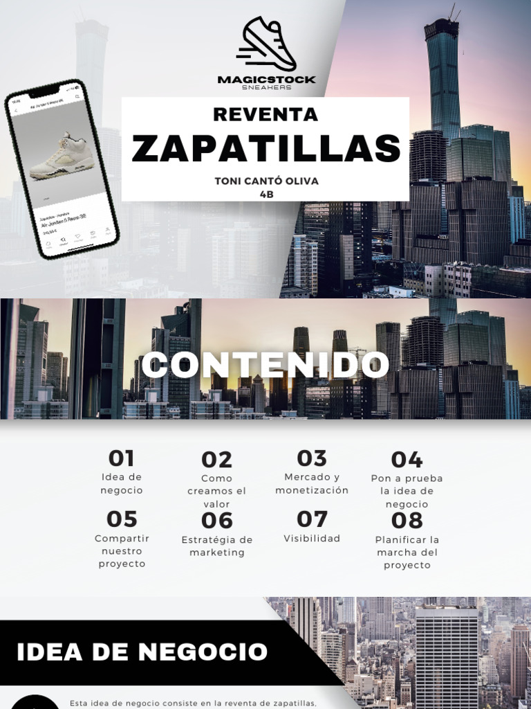 Reventa De Zapatillas Estrategias Y Beneficios Pdf Business