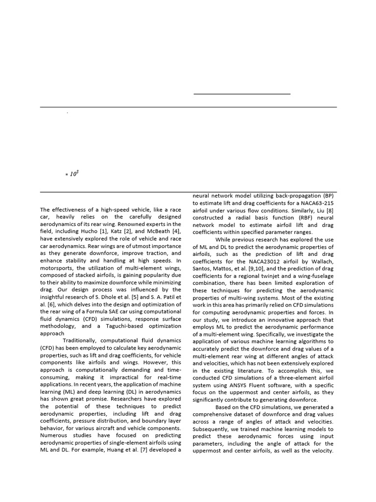 Camera Ready Manuscript | PDF | Computational Fluid Dynamics | Airfoil