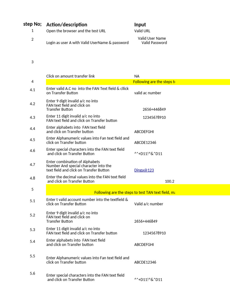 Manual Test Cases | PDF | Computing