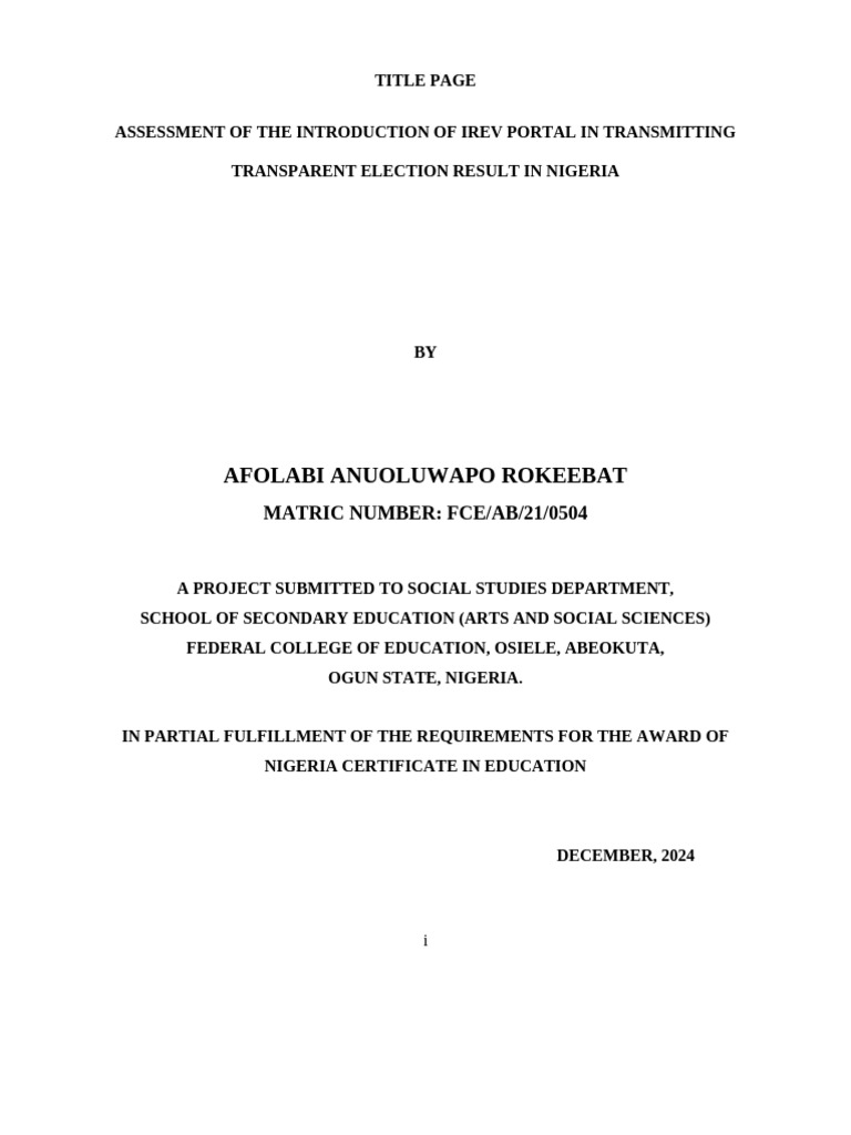 Anu Mark Front | PDF