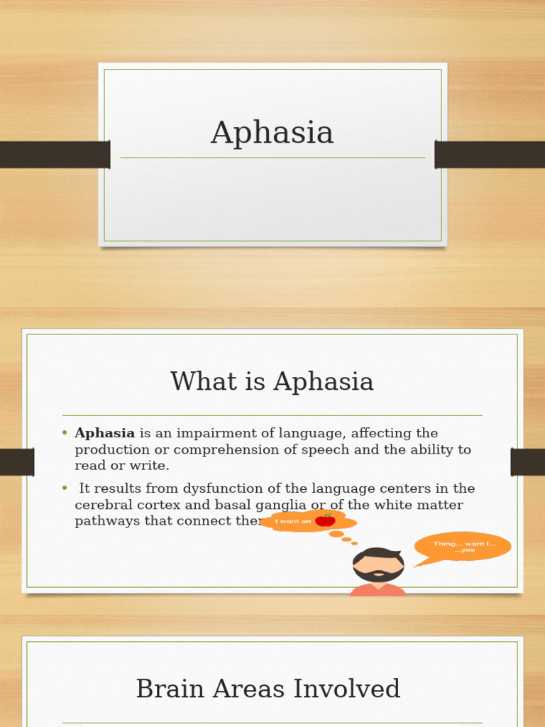 Aphasia | PDF | Aphasia | Speech