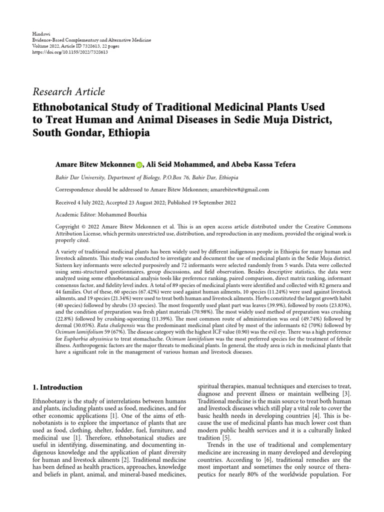 Plant-Based Repellent Studies | PDF | Traditional Medicine | Ethnobotany
