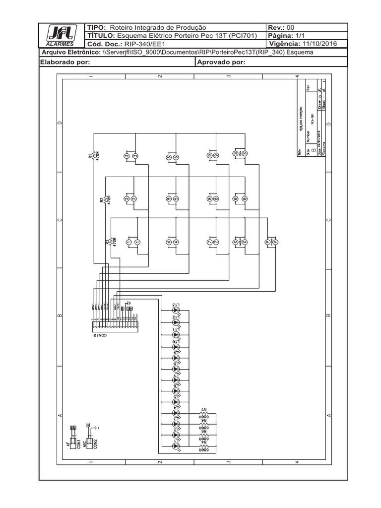 Esquema - PCI 701 | PDF