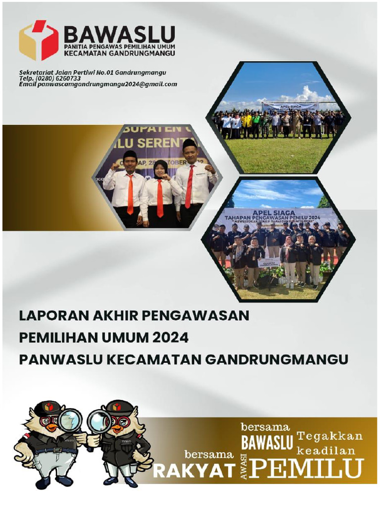 Laporan Akhir Pengawasan Pemilu 2024 Gandrungmangu | PDF