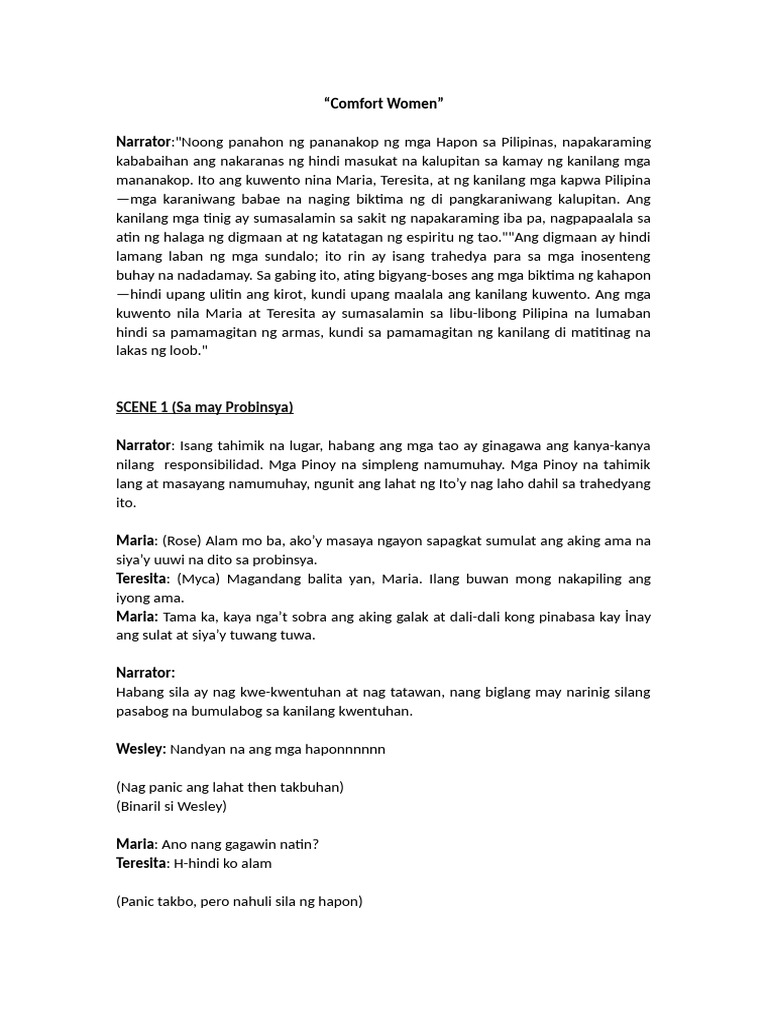 Comfort Women | PDF