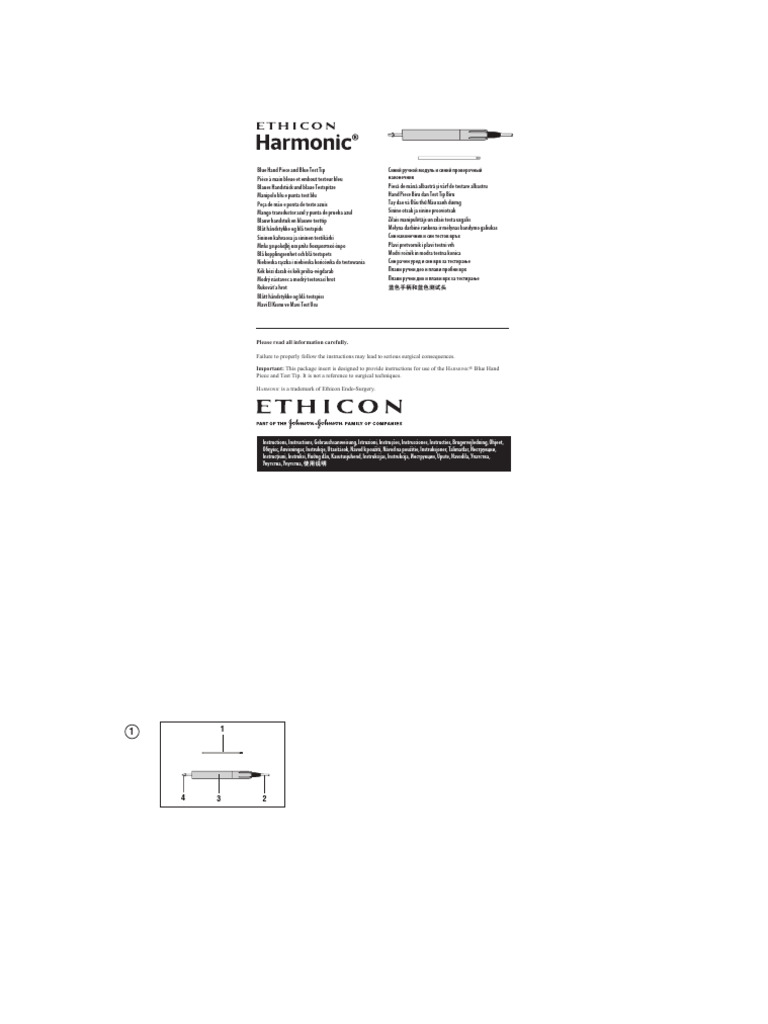 Please Read All Information Carefully.: Armonic | PDF | Esterilización (Microbiología) | Ultrasonido