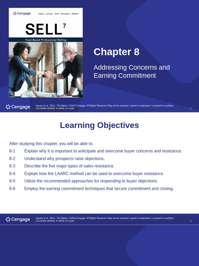 Ingram SELL 7e CH08 PPT | PDF | Sales | Procurement