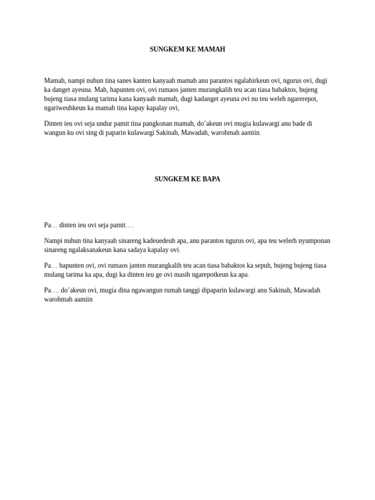 SUNGKEM SIRAMAN | PDF