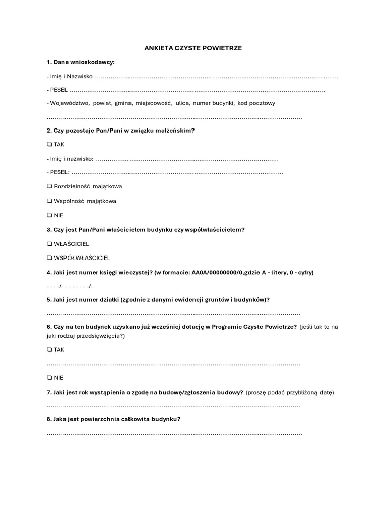 Ankieta | PDF