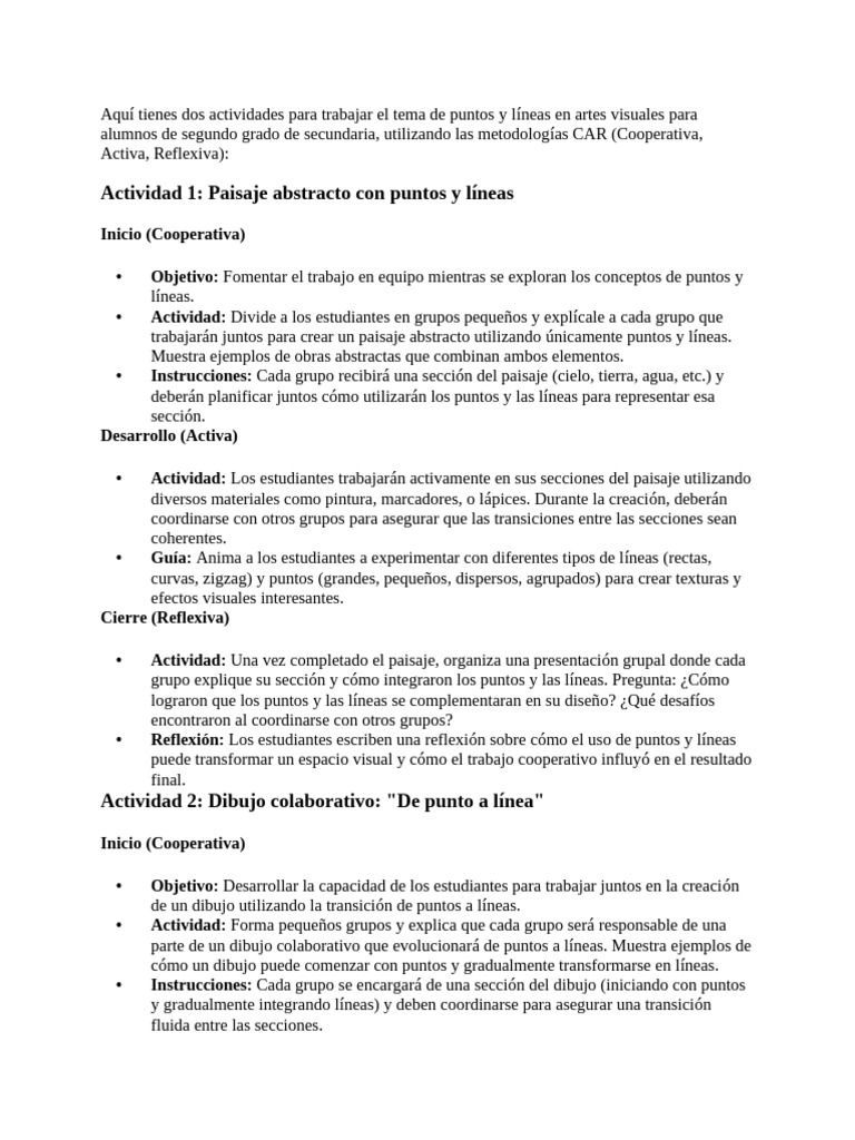 Act-CAR 2o | PDF | Dibujo