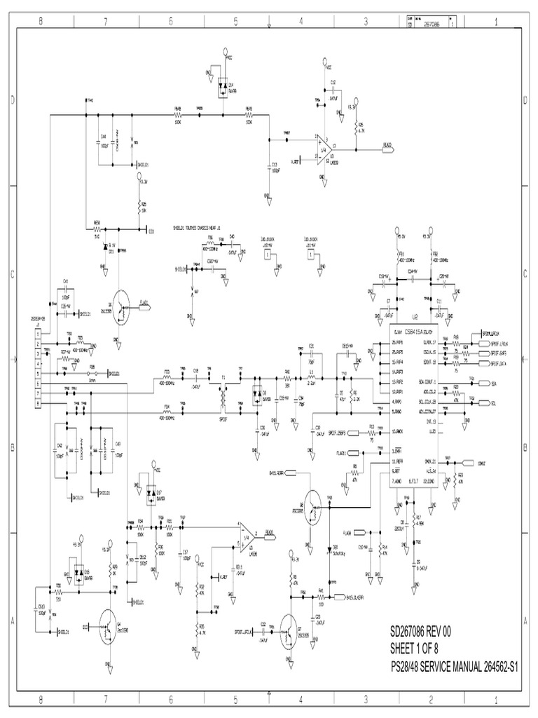 Bose Ps28 48 Sd267086 Schematics | PDF