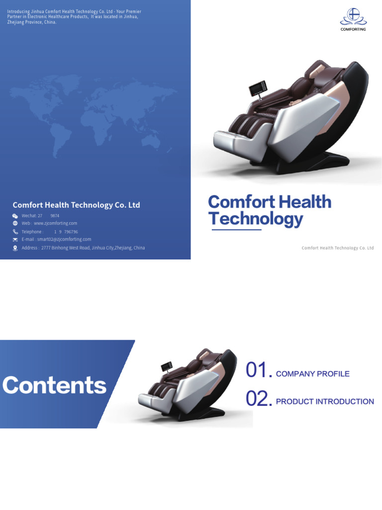 Comfort Health Massage Products Overview | PDF | Massage | Acupressure