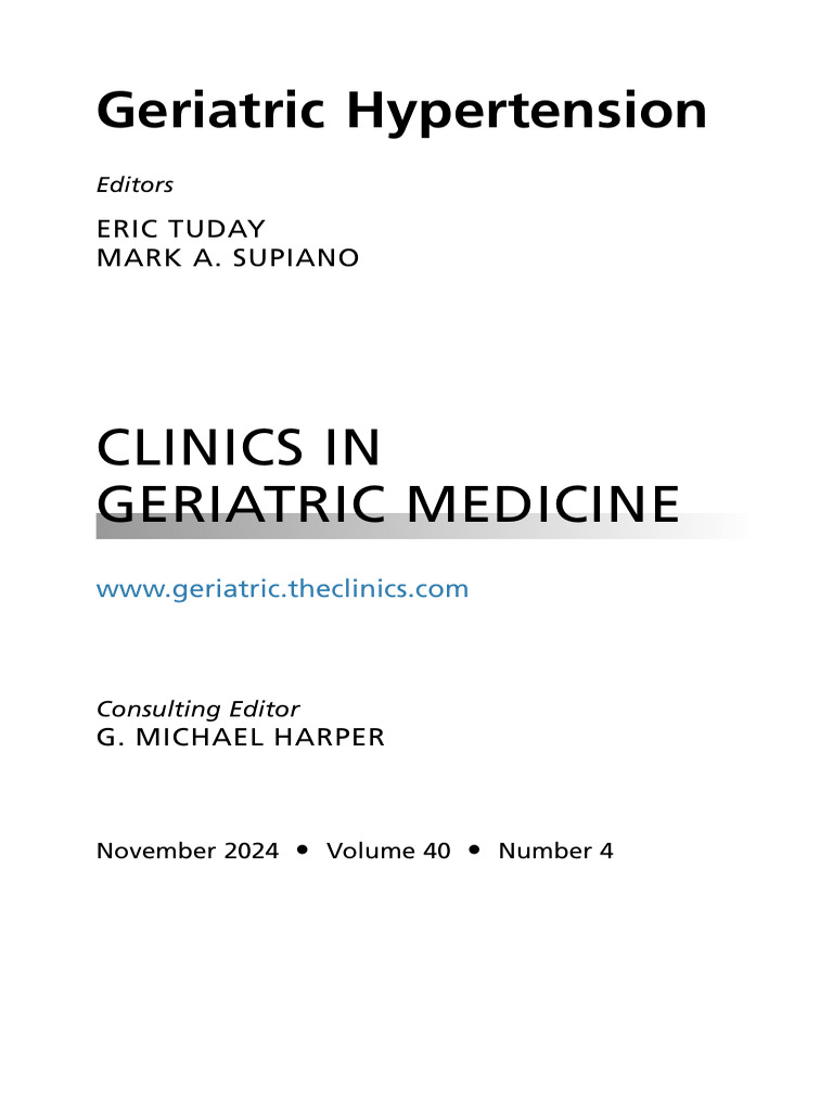 Geriatric-Hypertension CGM | PDF