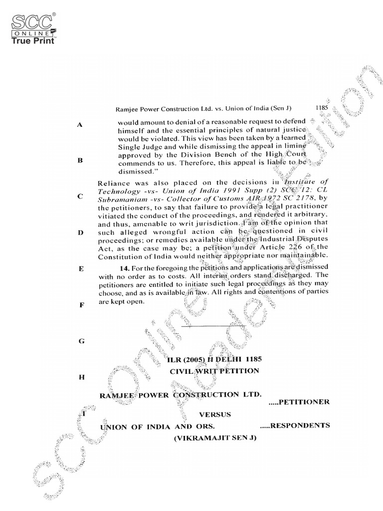 TP Ilr 2005 2 Del 1185 1188 | PDF