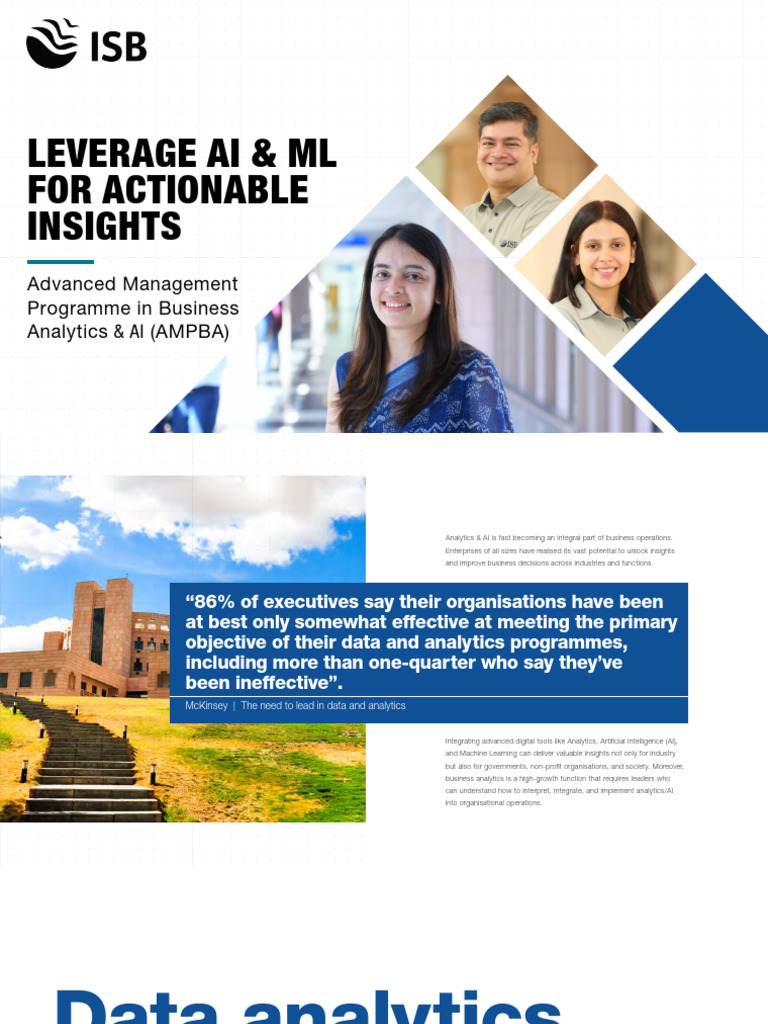 Brochure ISB AMPBA July2025 | PDF | Artificial Intelligence | Intelligence (AI) & Semantics