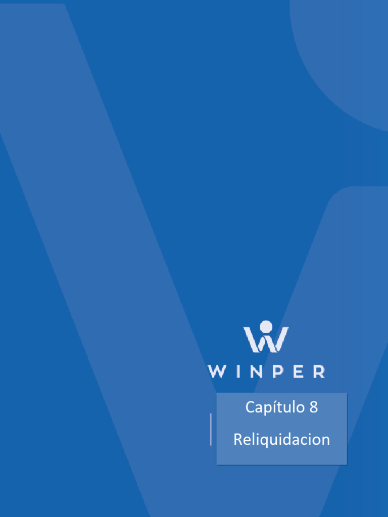 Reliquidación de Haberes en WinPer | PDF | Contabilidad | Negocios ...
