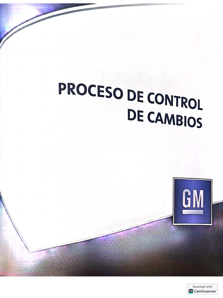 Control de Cambios | PDF