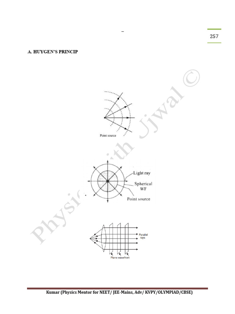 10 Wave Optics Pdf Wavelength Diffraction