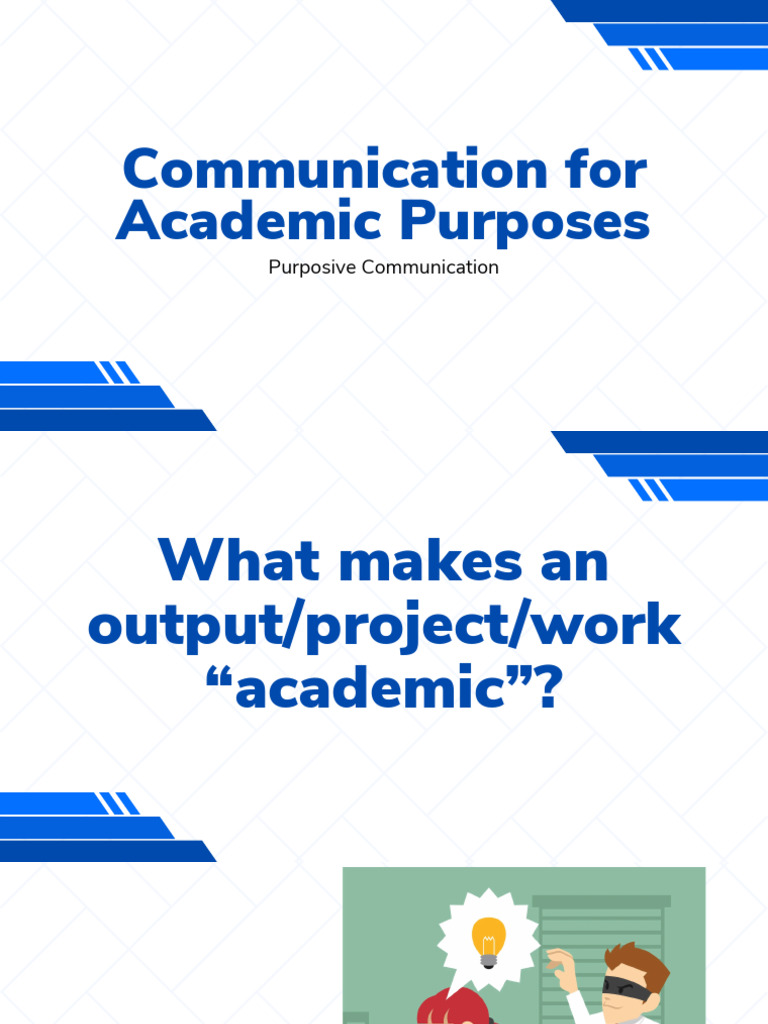 Communication for Academic Purposes (P1) (Slides) | PDF | Plagiarism ...