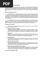 APLICATION LETTER PPT Nova | PDF | Résumé | Communication