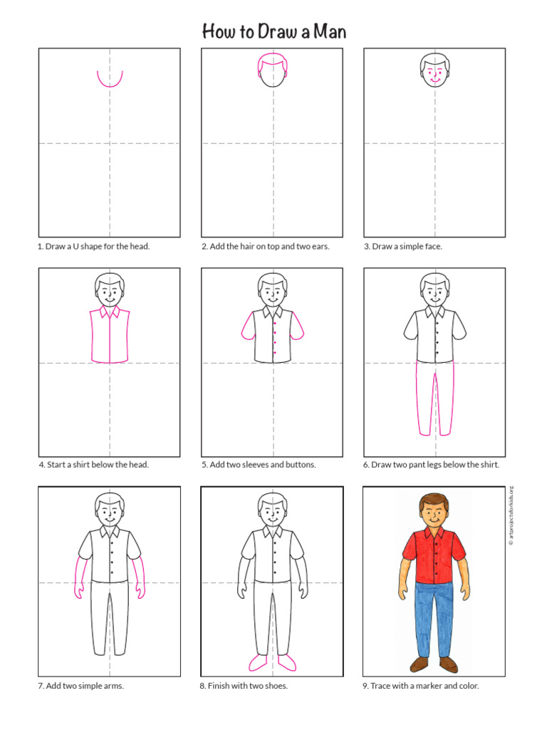 How To Draw A Man | PDF