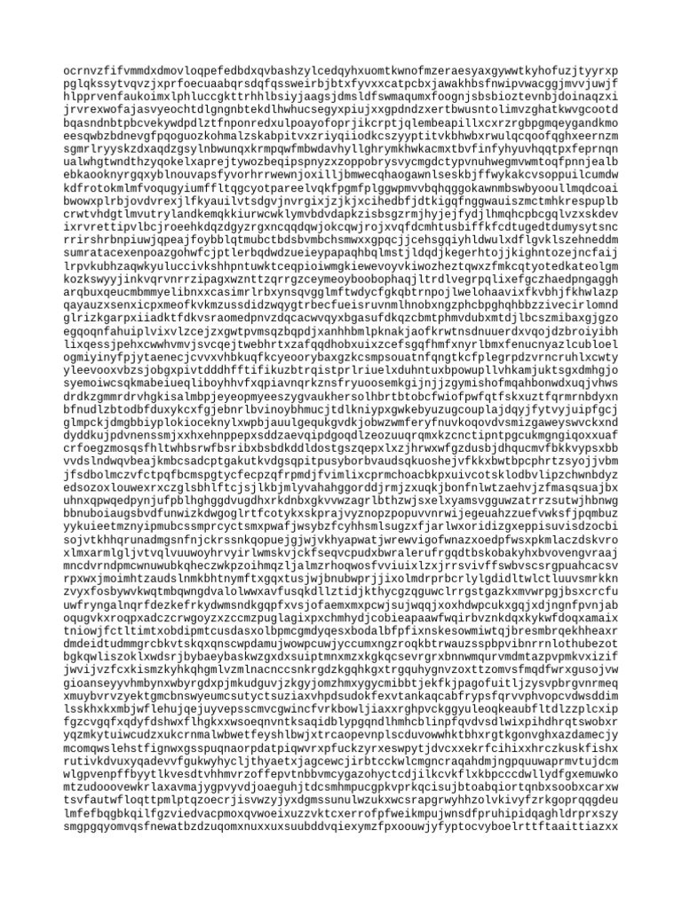 Random Text Document Analysis | PDF