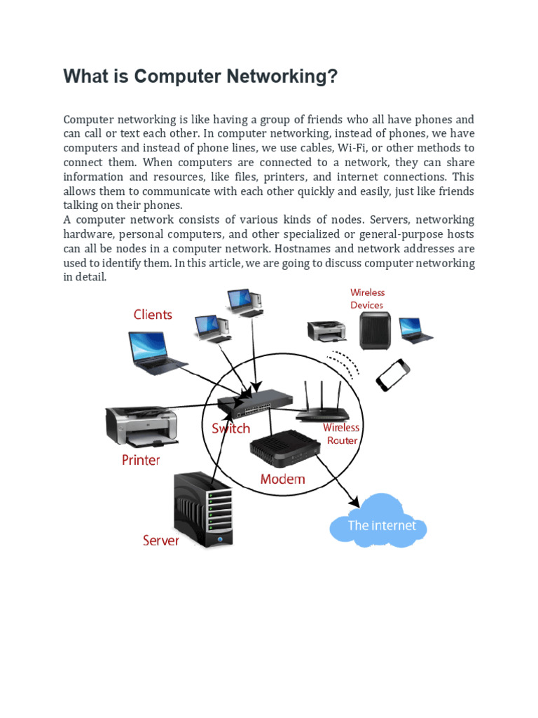 Understanding Computer Networking Basics | PDF | Computer Network ...