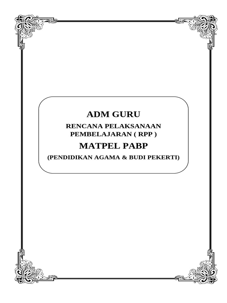 Cover Sekat Pabp Deni 1 | PDF