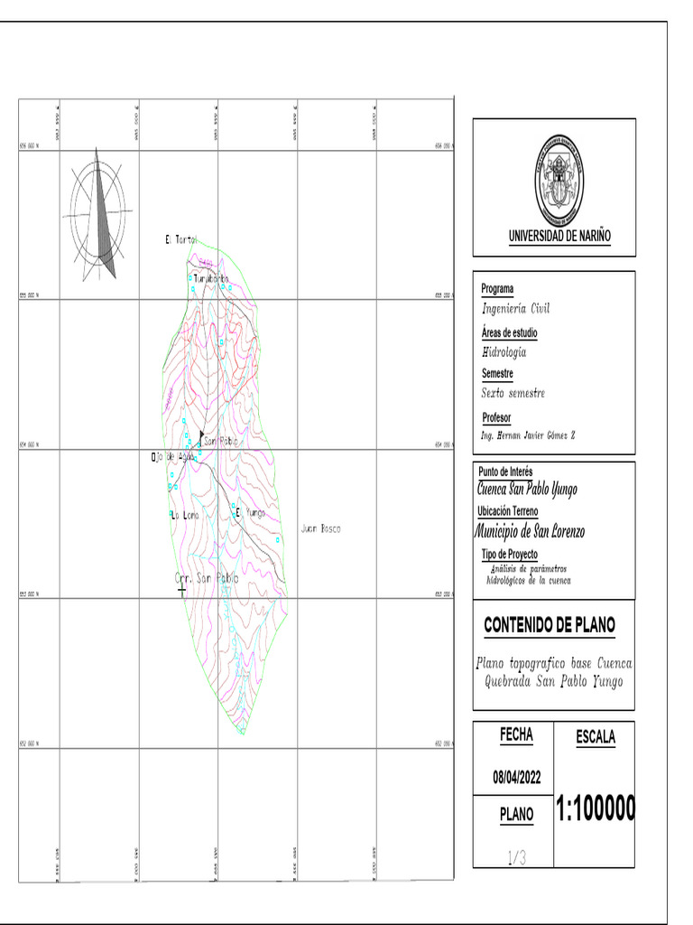 Plano Topografico Base | PDF