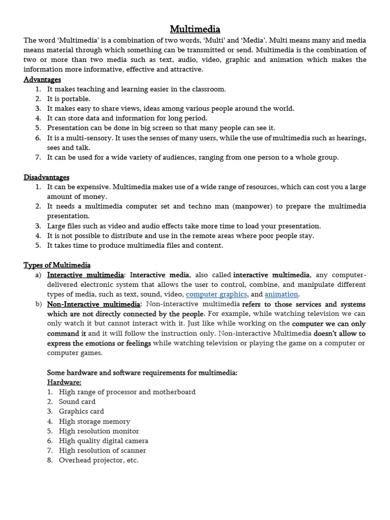 Reading Material Veda File-1 | PDF | Multimedia | Graphics