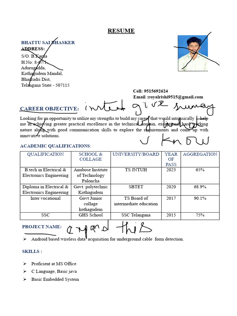 Sai Bhaskar Resume | PDF