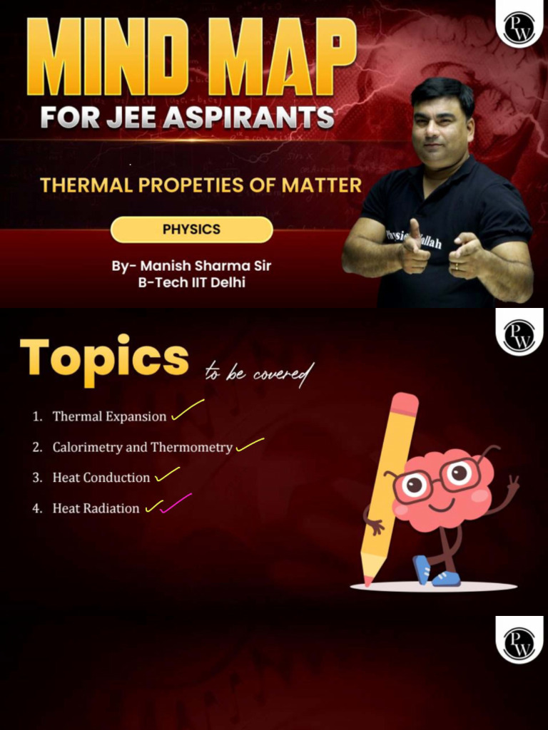 Thermal Properties of Matter - Class Notes | PDF