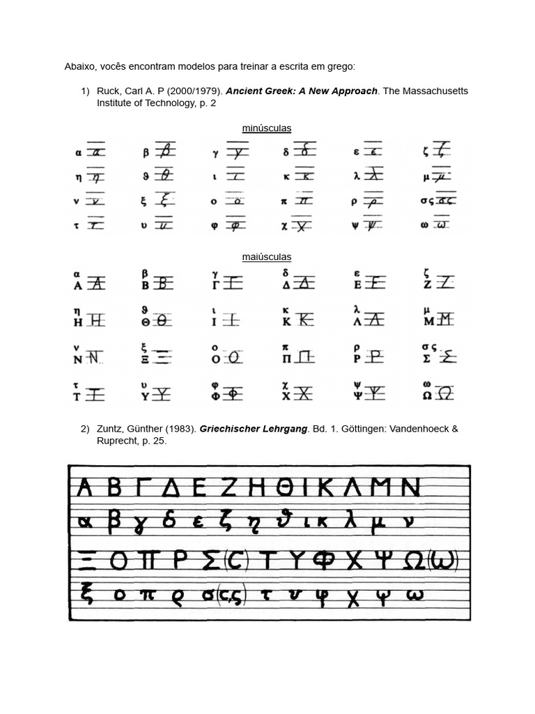 As Letras Gregas | PDF