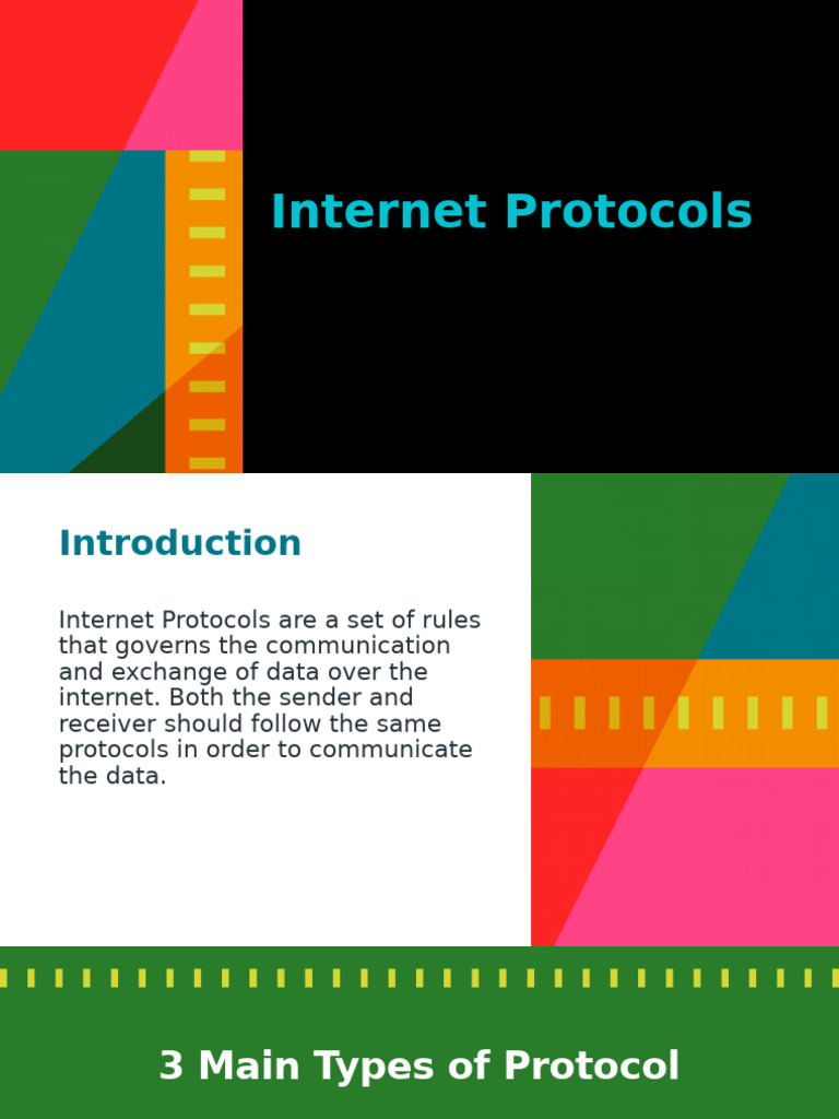 Internet Protocols | PDF | Computer Network | Internet Protocol Suite