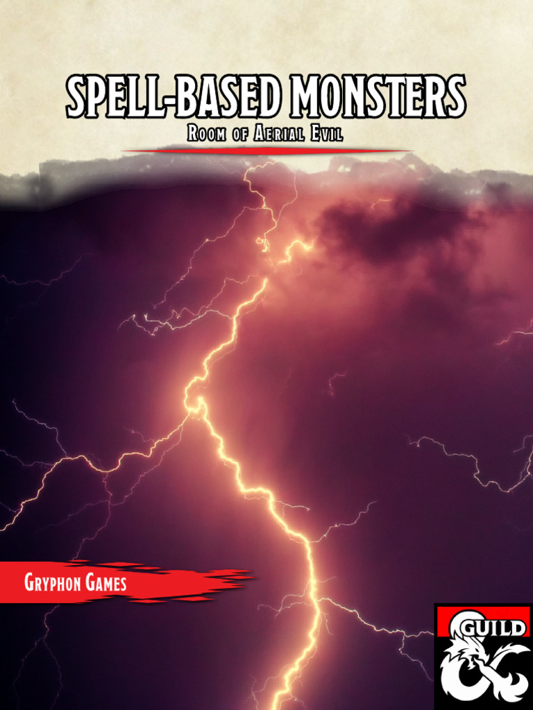 Spell-Based Monsters - Room of Aerial Evil | PDF | Lightning