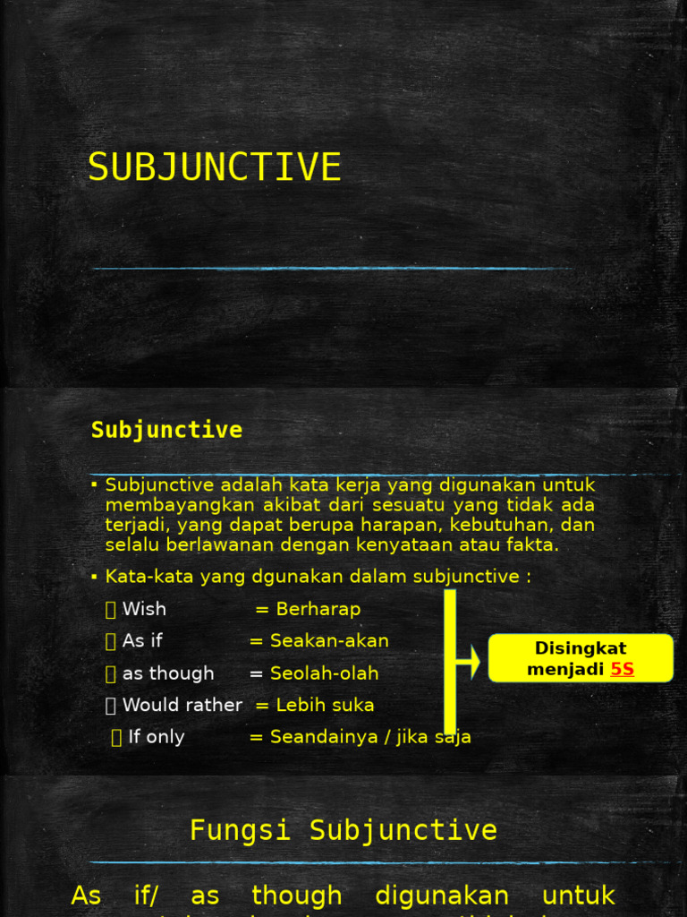 (Meeting V) Subjunctive | PDF | Linguistic Morphology | Language Mechanics