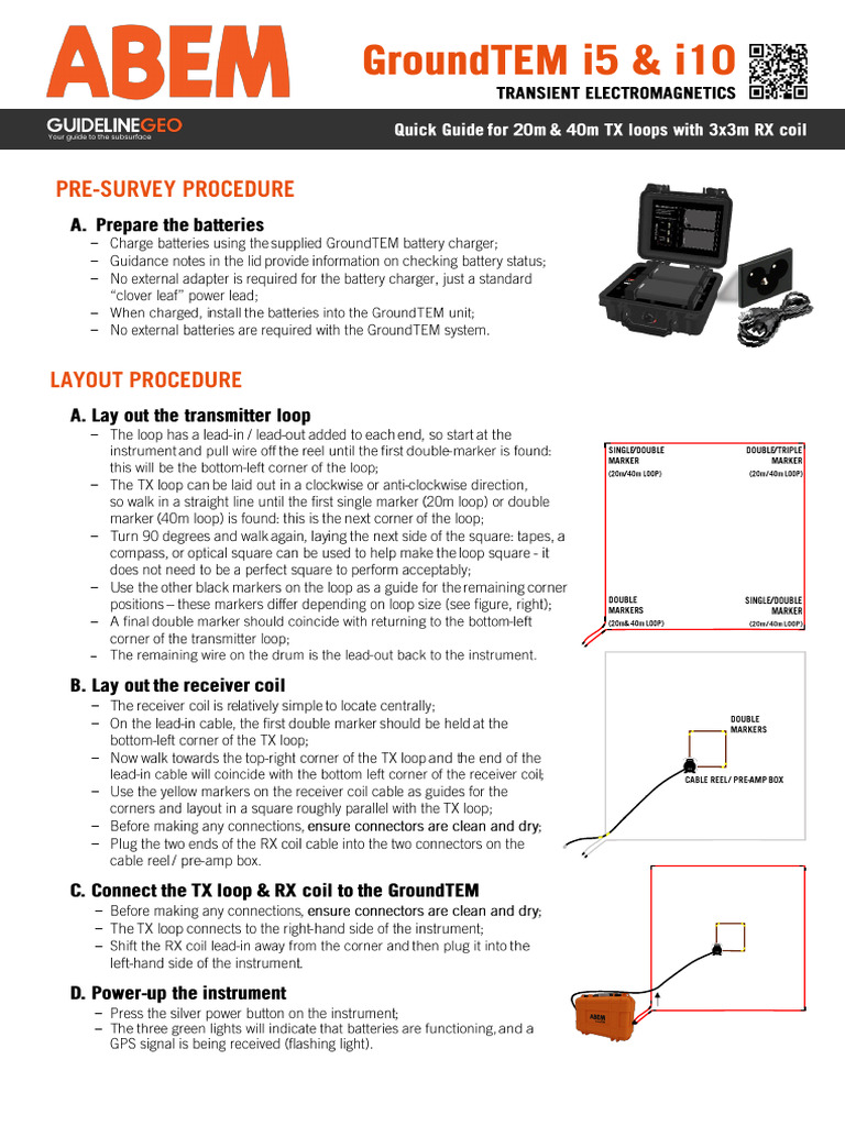 ABEM GroundTEM Quick Guide 20240802 1 | PDF