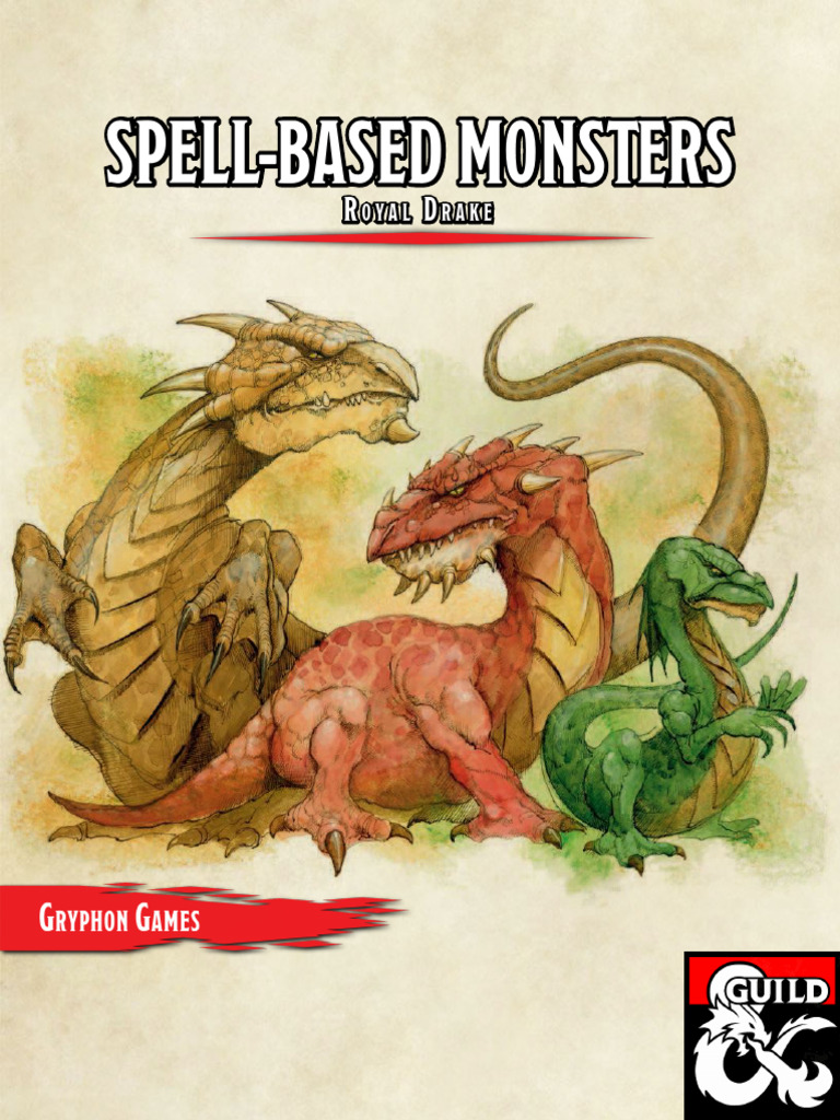 Spell-Based Monsters - Royal Drake | PDF | D20 System | Fantasy Role ...