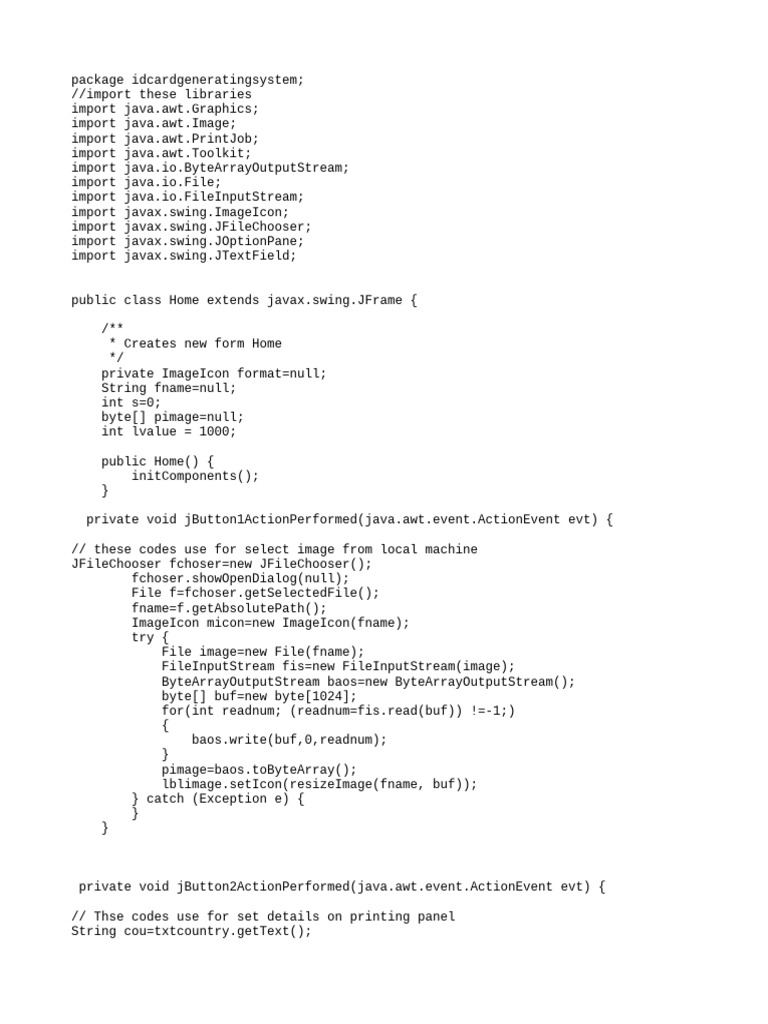 java code | PDF | Computer Engineering | Computer Programming java code | PDF | Computer Engineering | Computer Programming
